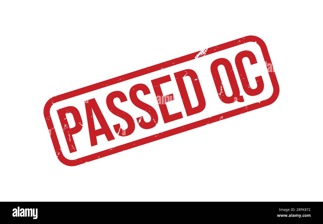 Qc passed vector vectors hi-res stock photography and images - Alamy