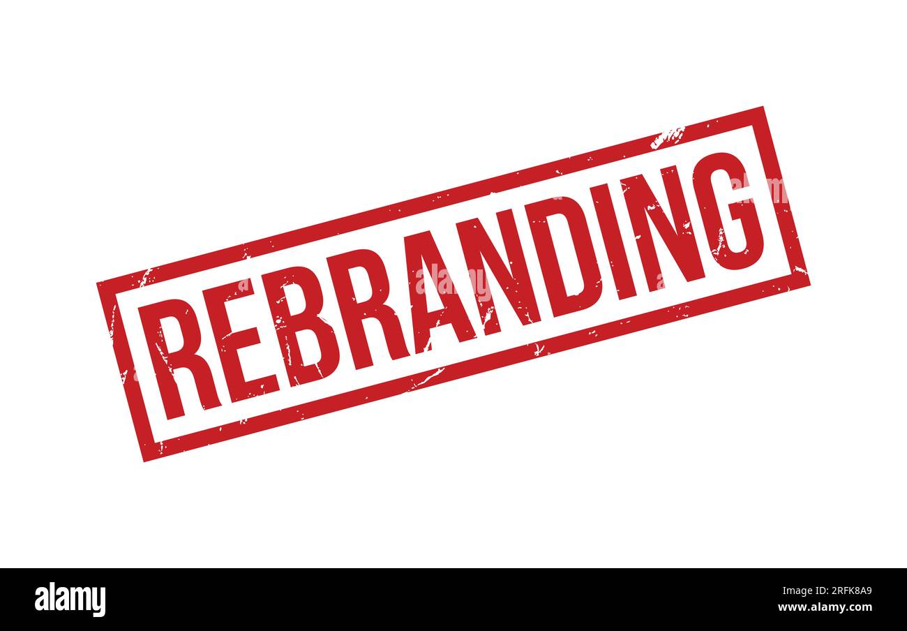 Red Rebranding Rubber Stamp Seal Vector Stock Vector Image & Art - Alamy