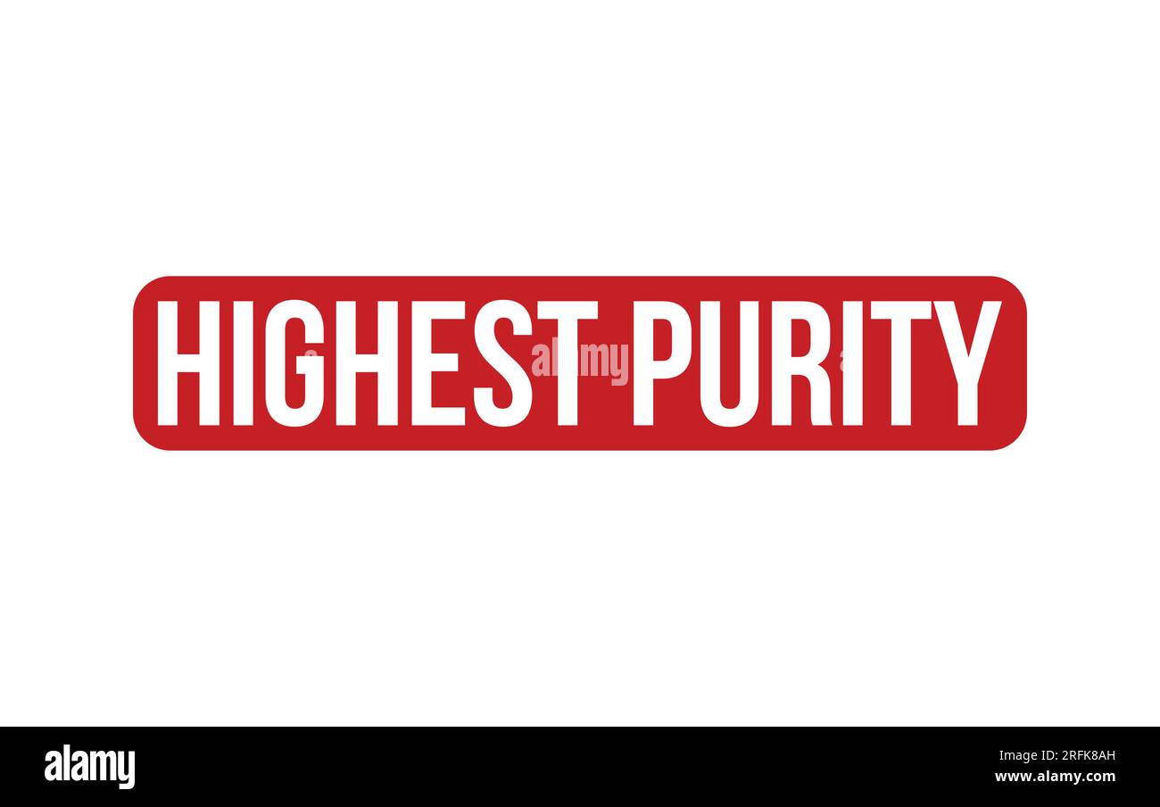 Red Highest Purity Rubber Stamp Seal Vector Stock Vector Image & Art ...