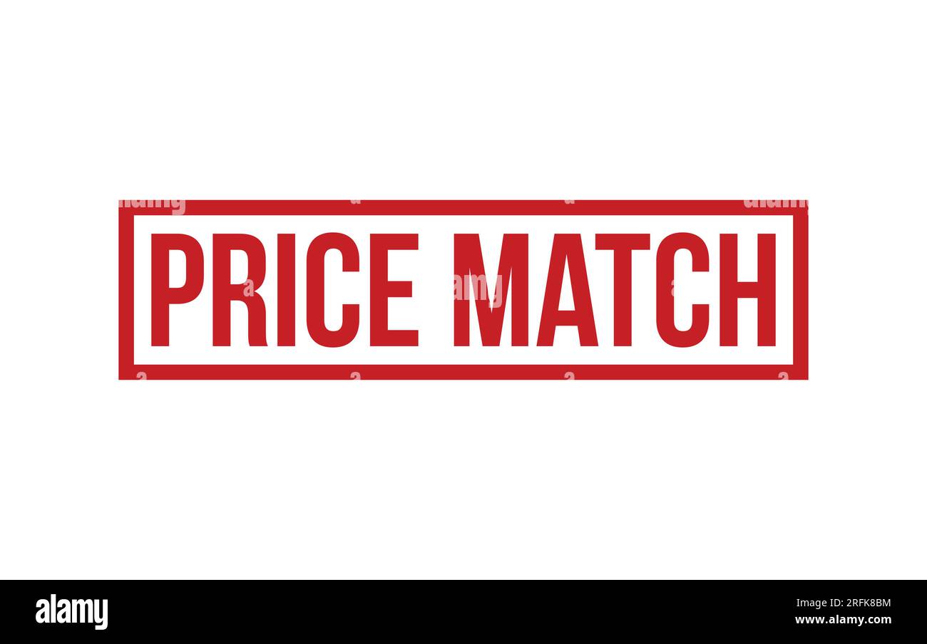 Price match sign hi-res stock photography and images - Alamy