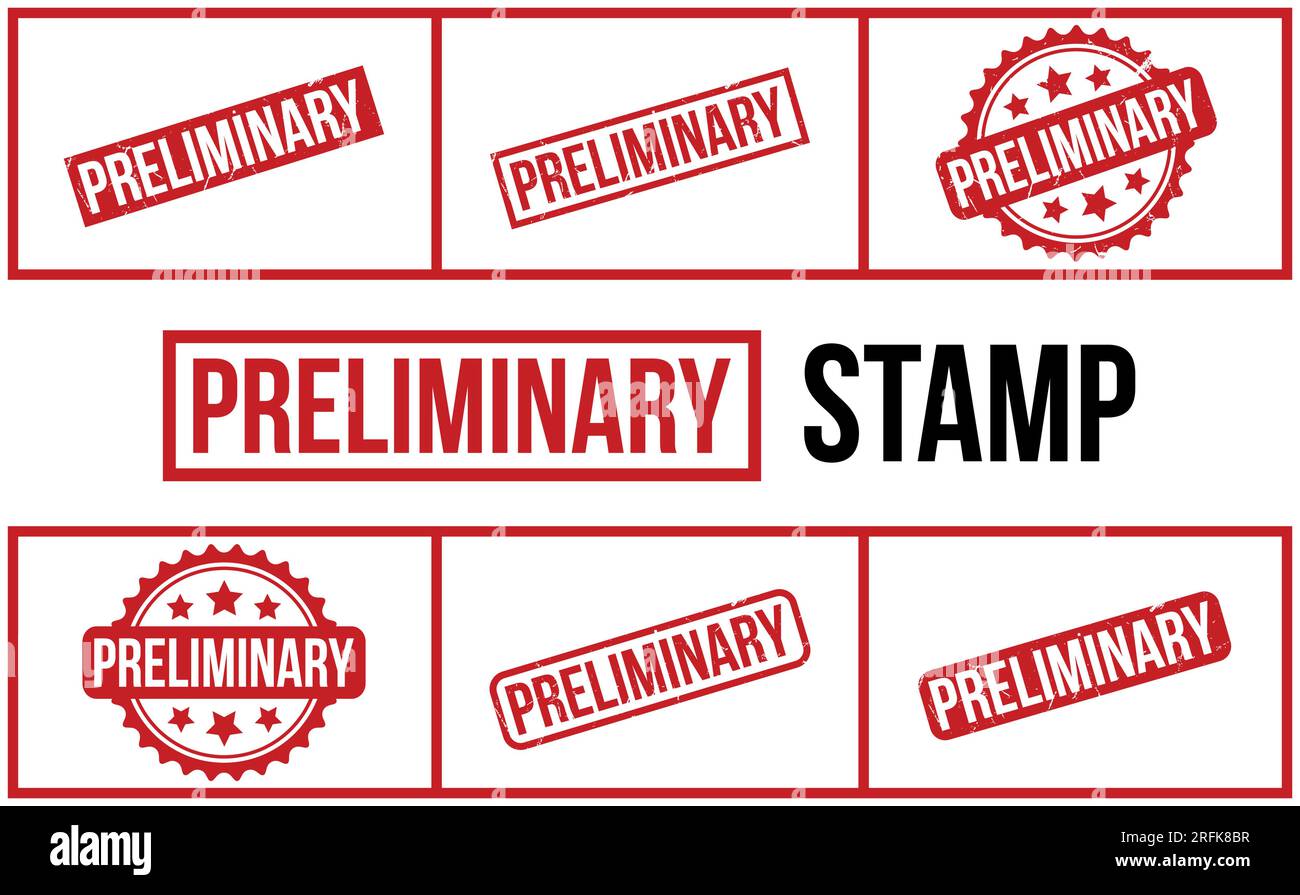 Preliminary Rubber Stamp Set Vector Stock Vector Image & Art - Alamy Preliminary Rubber Stamp Set Vector Stock Vector Image & Art - Alamy
