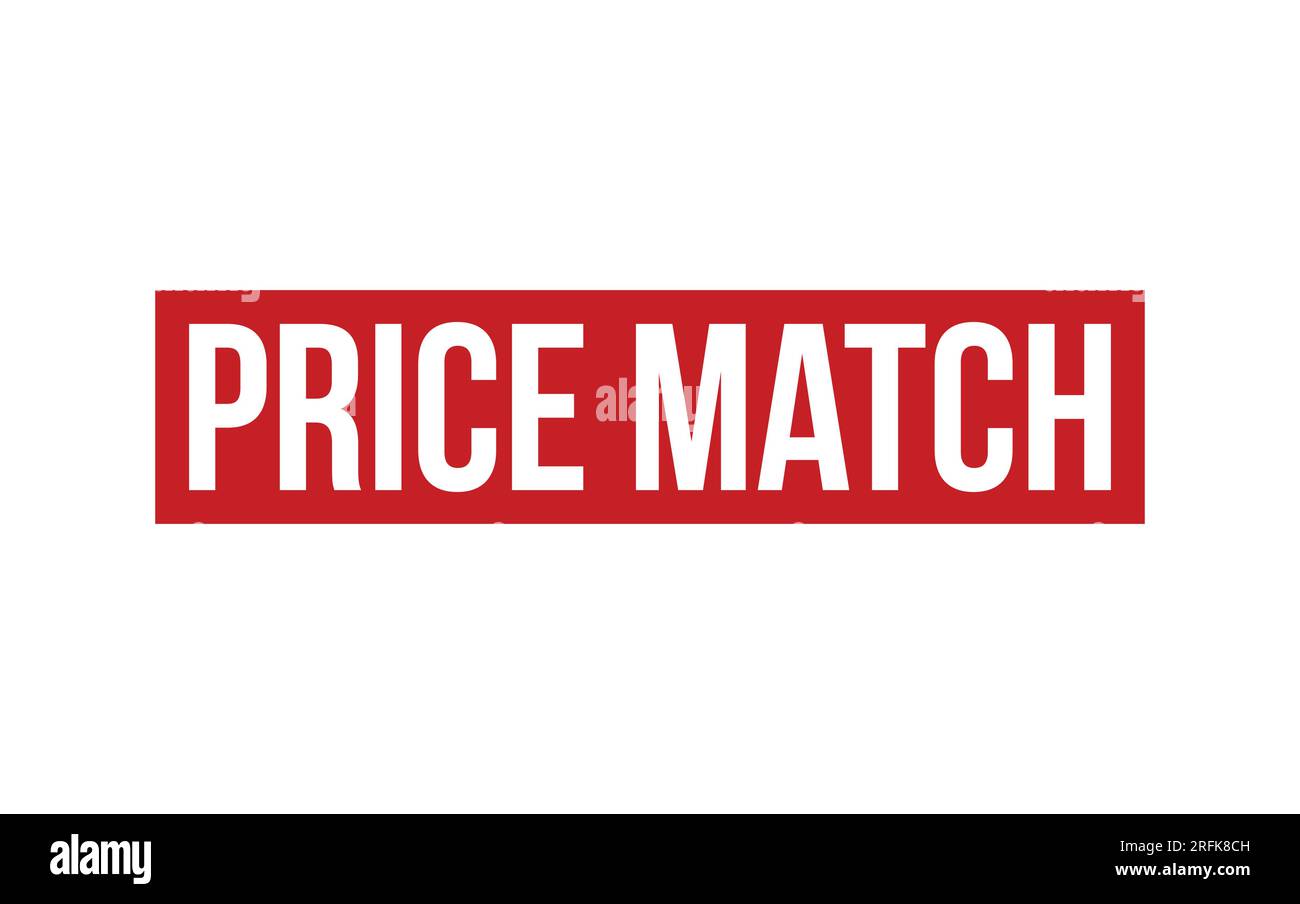 Price Match Rubber Stamp Seal Vector Stock Vector Image & Art - Alamy