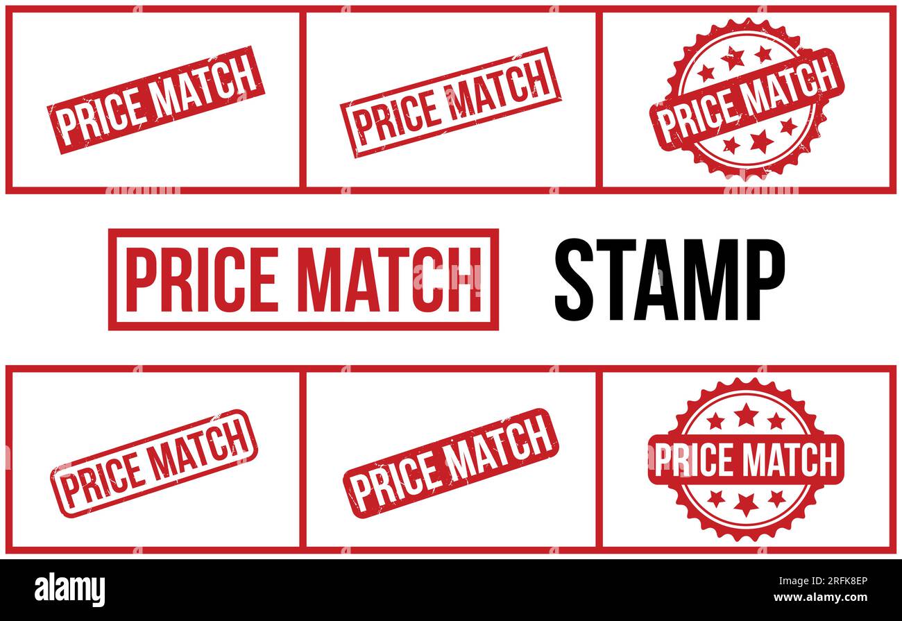 Price match stamp hi-res stock photography and images - Alamy