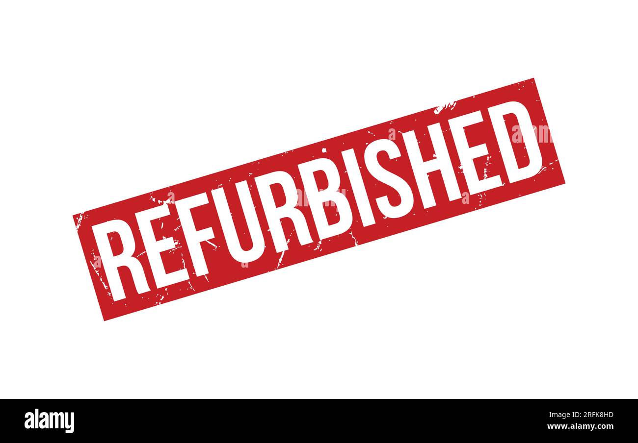 Refurbished Rubber Stamp Seal Vector Stock Vector Image & Art - Alamy