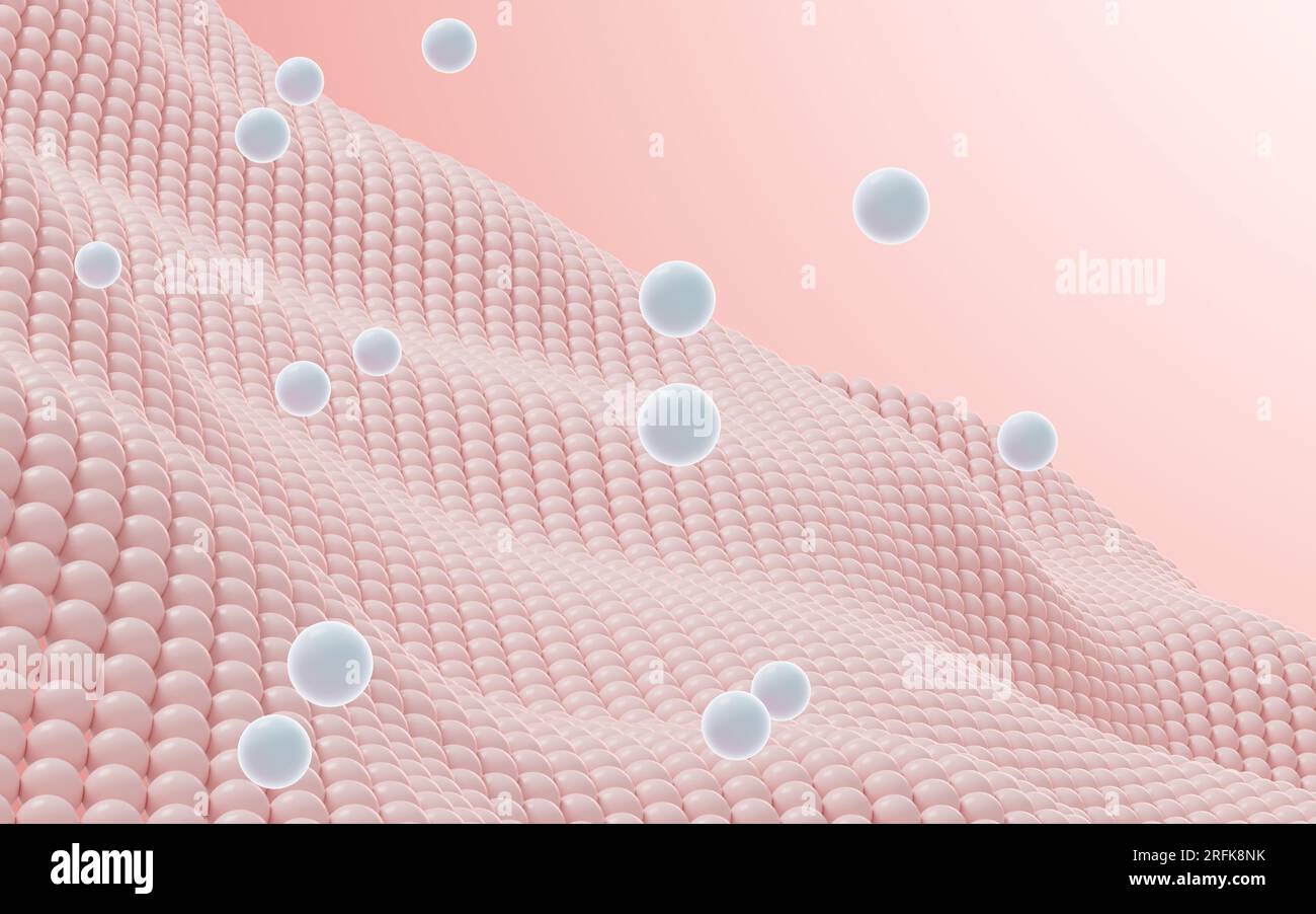 Pink braided fabric background, 3d rendering. Digital drawing Stock ...
