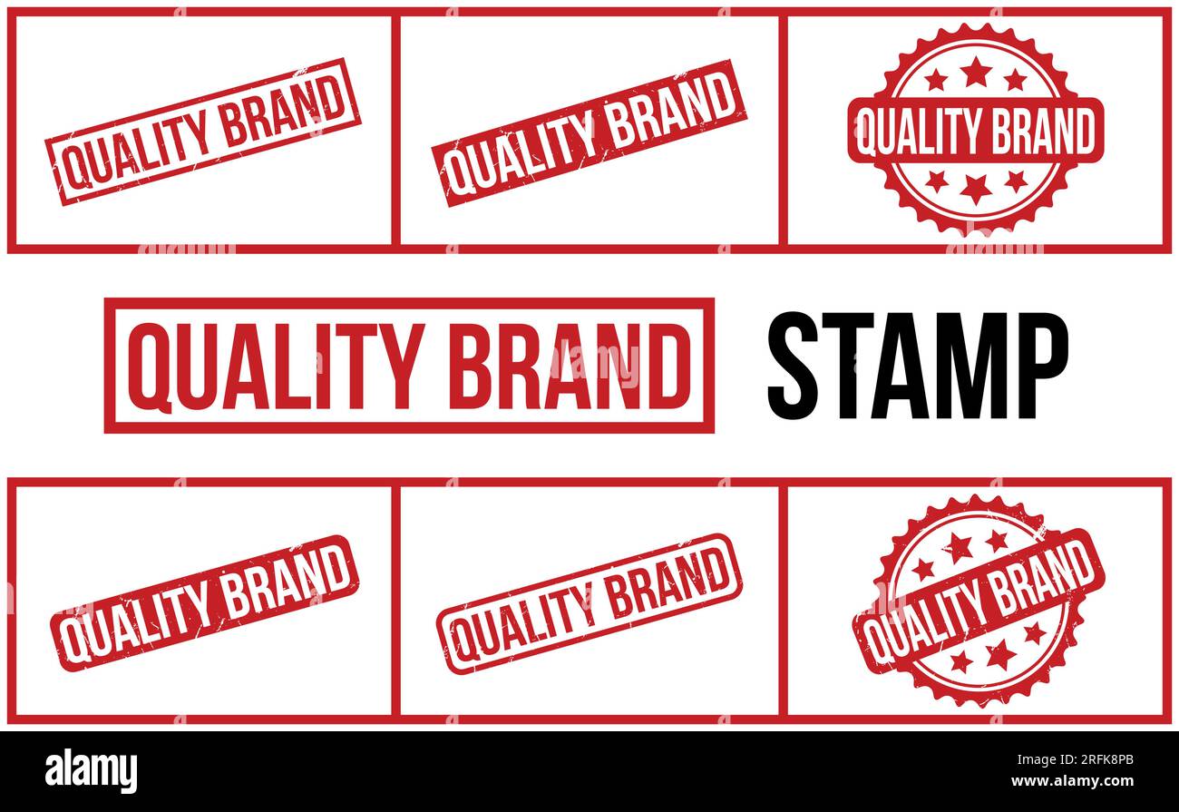Quality brand stamp hi-res stock photography and images - Alamy