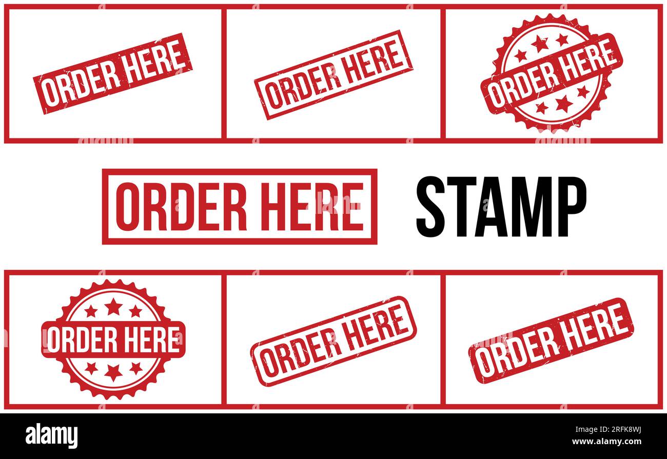 Vintage stamp order Cut Out Stock Images & Pictures - Alamy