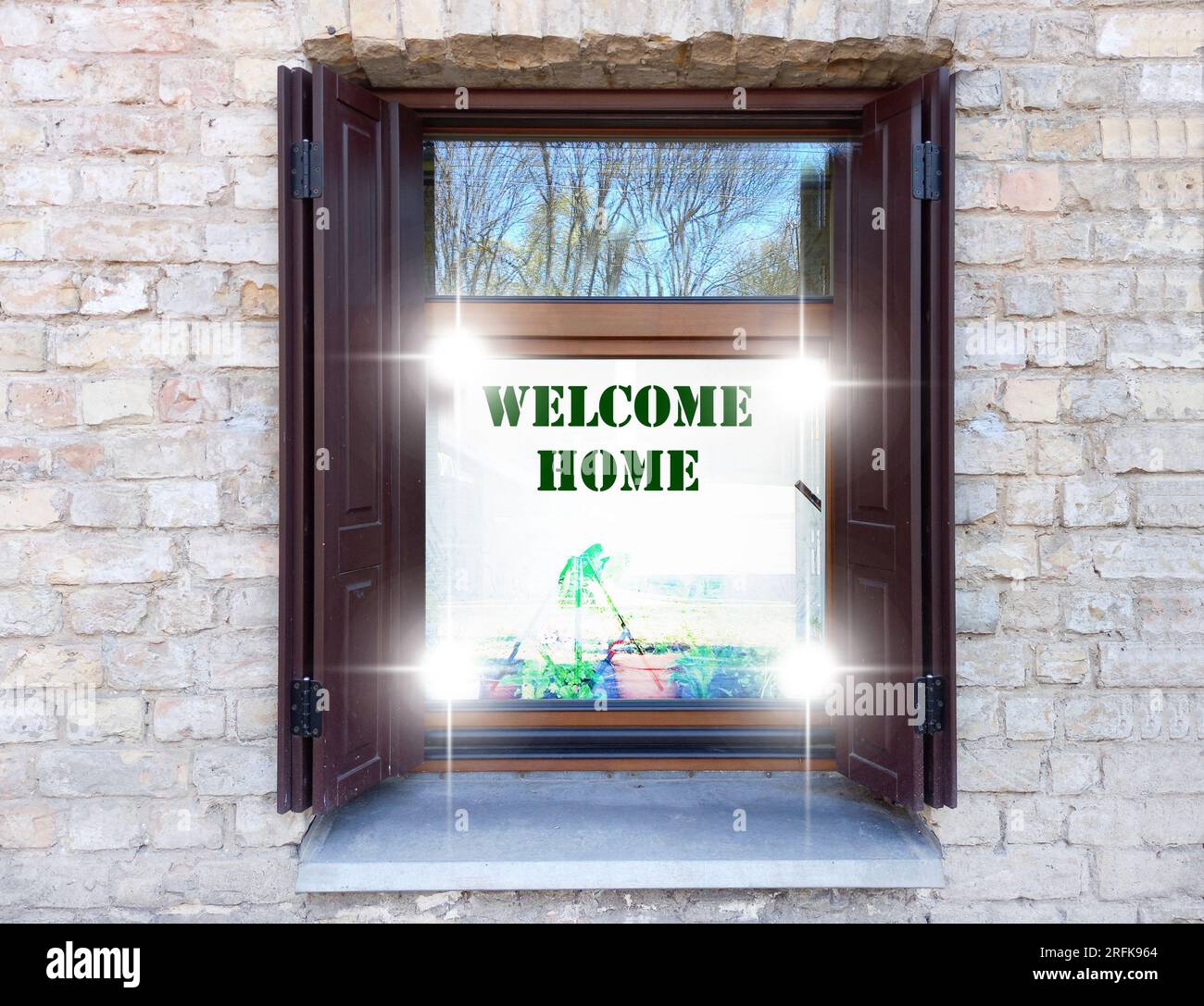 window i am home again welcome sweet warm family house always ready for ...