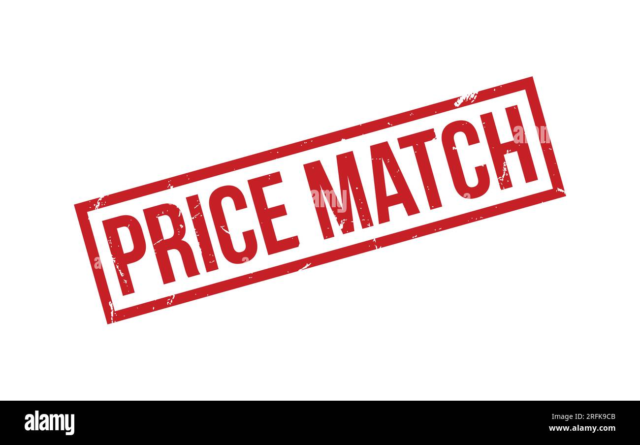 Red Price Match Rubber Stamp Seal Vector Stock Vector Image & Art - Alamy