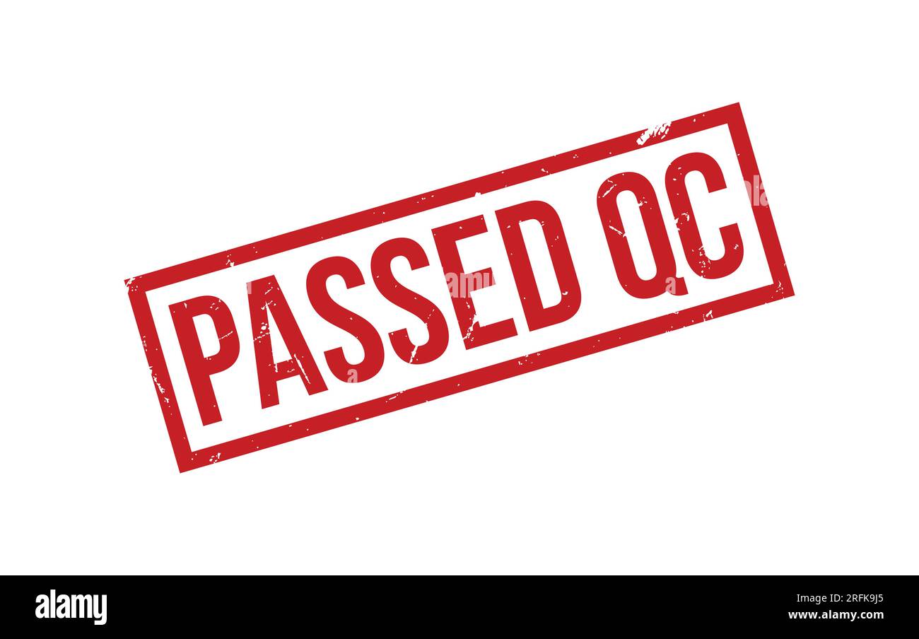 Qc passed vector vectors hi-res stock photography and images - Alamy