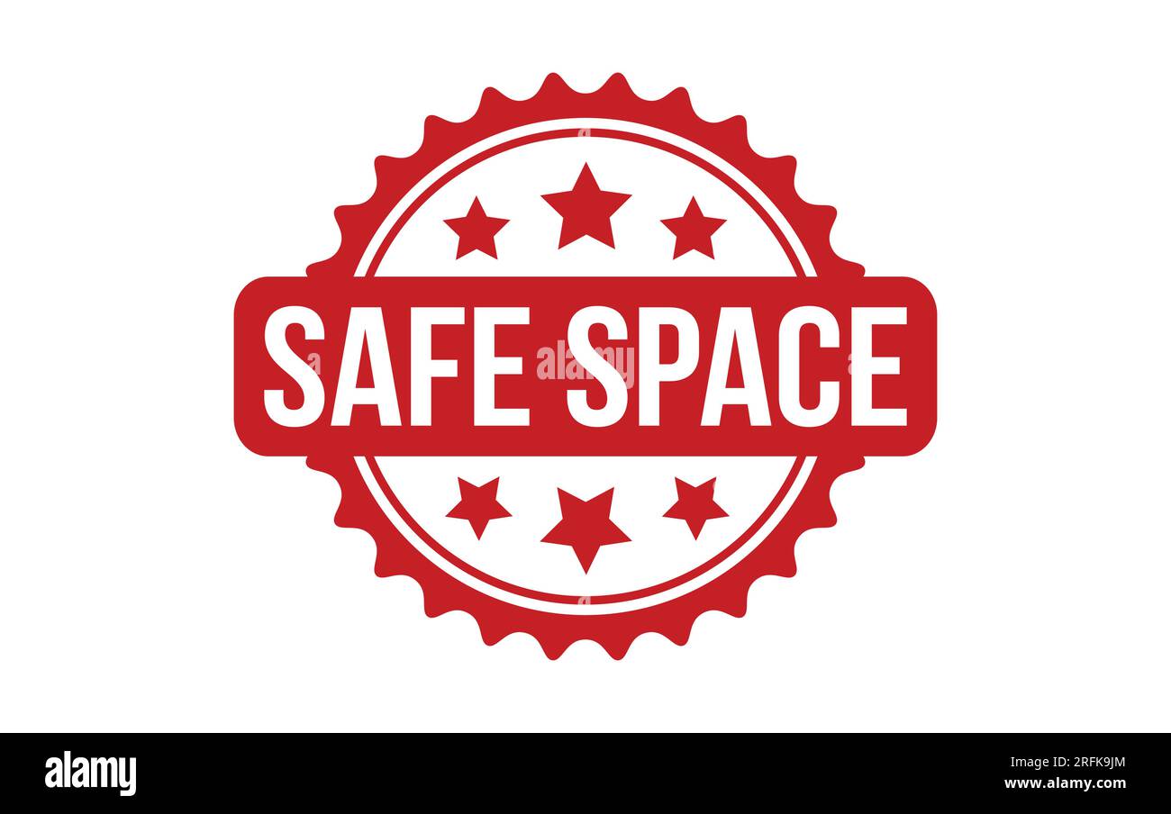 Red Safe Space Rubber Stamp Seal Vector Stock Vector Image & Art - Alamy