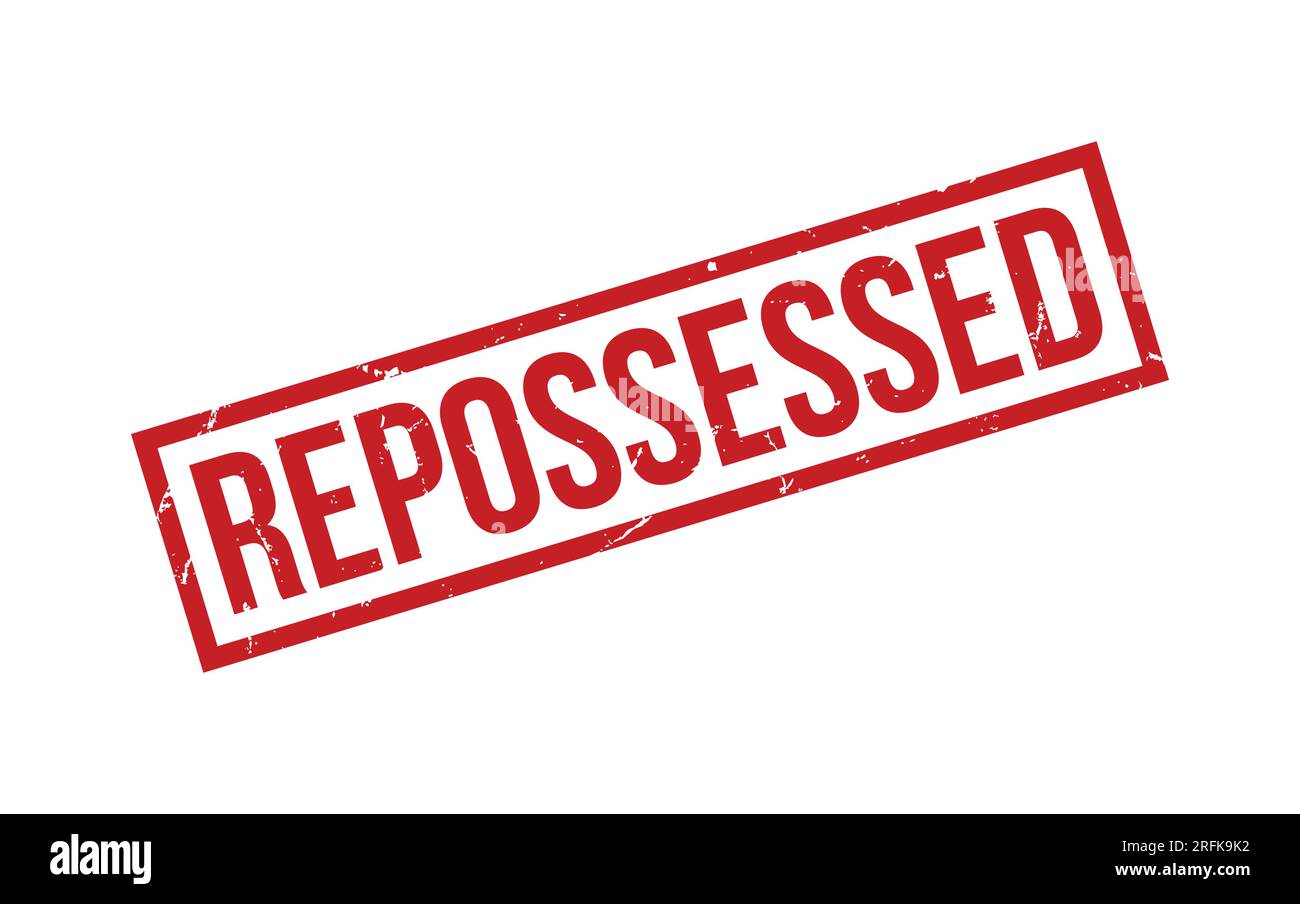 Red Repossessed Rubber Stamp Seal Vector Stock Vector Image & Art - Alamy