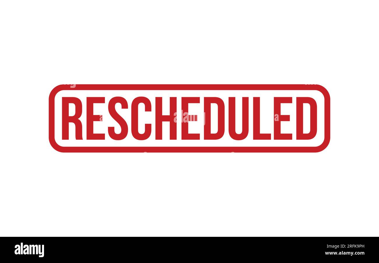 Rescheduled Stock Vector Images - Alamy