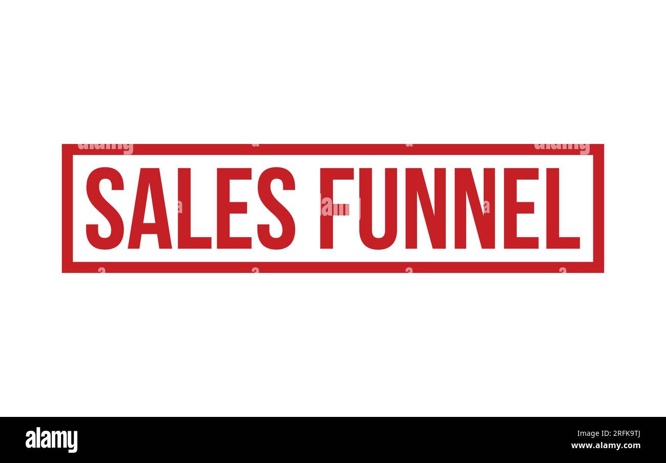 Red Sales Funnel Rubber Stamp Seal Vector Stock Vector Image & Art - Alamy