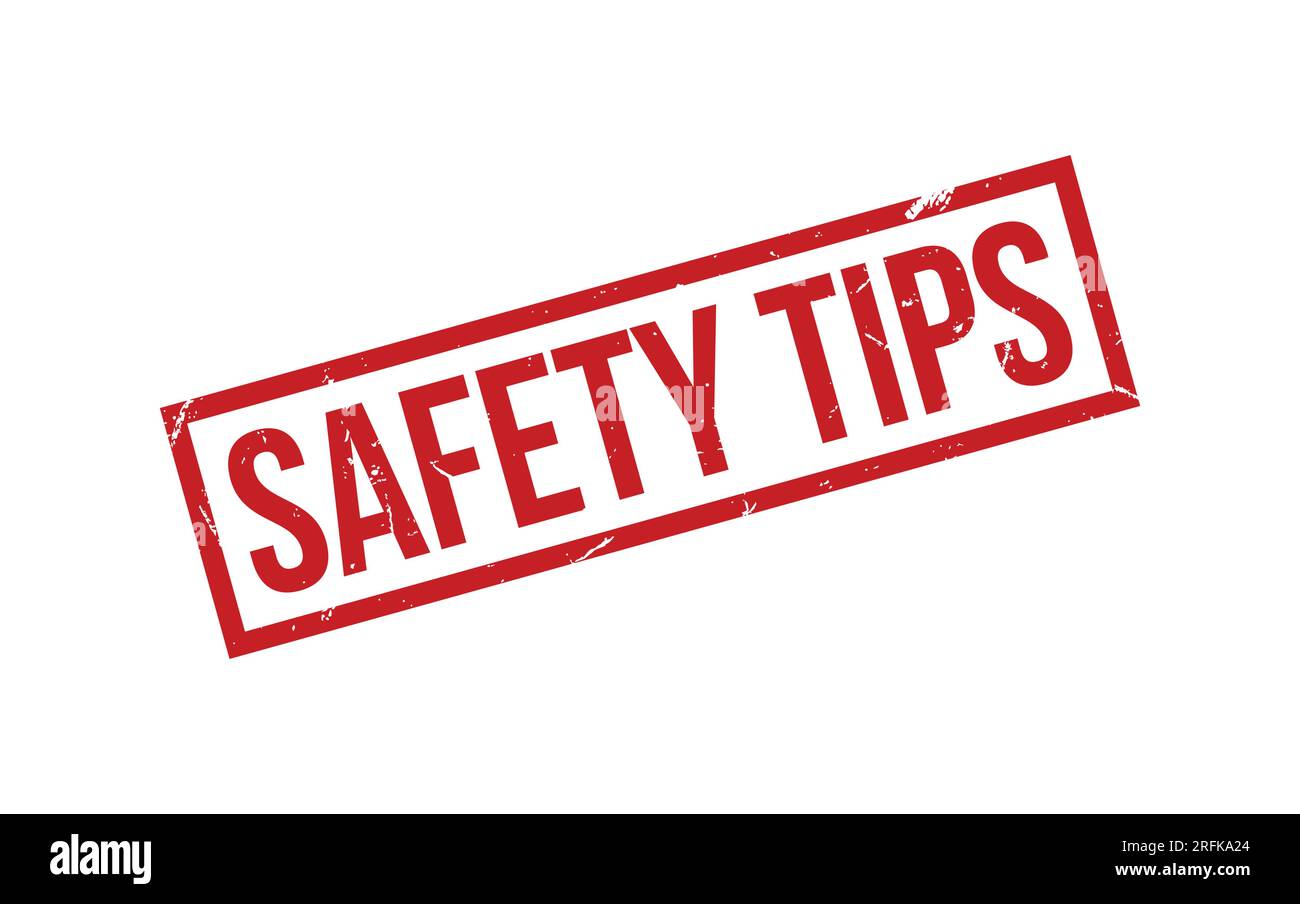 Red Safety Tips Rubber Stamp Seal Vector Stock Vector Image & Art - Alamy