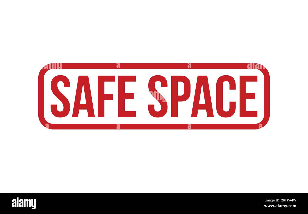 Safe Space rubber grunge stamp seal vector Stock Vector Image & Art - Alamy