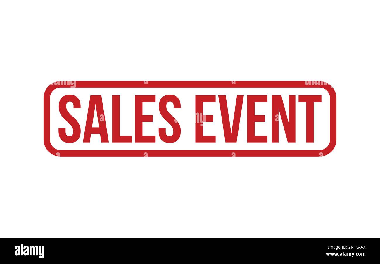 Red event stamp vector vectors hi-res stock photography and images - Alamy