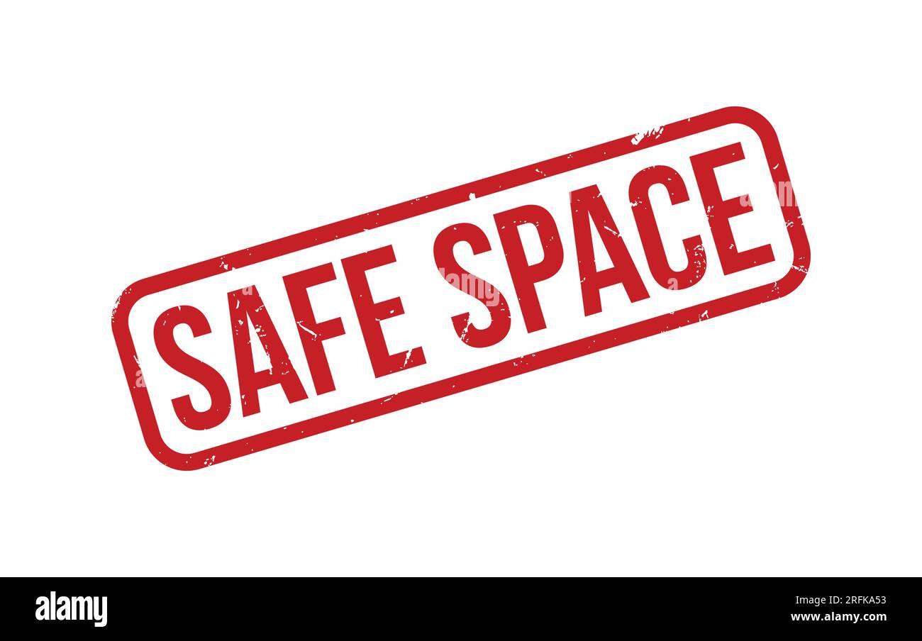 Safe Space rubber grunge stamp seal vector Stock Vector Image & Art - Alamy