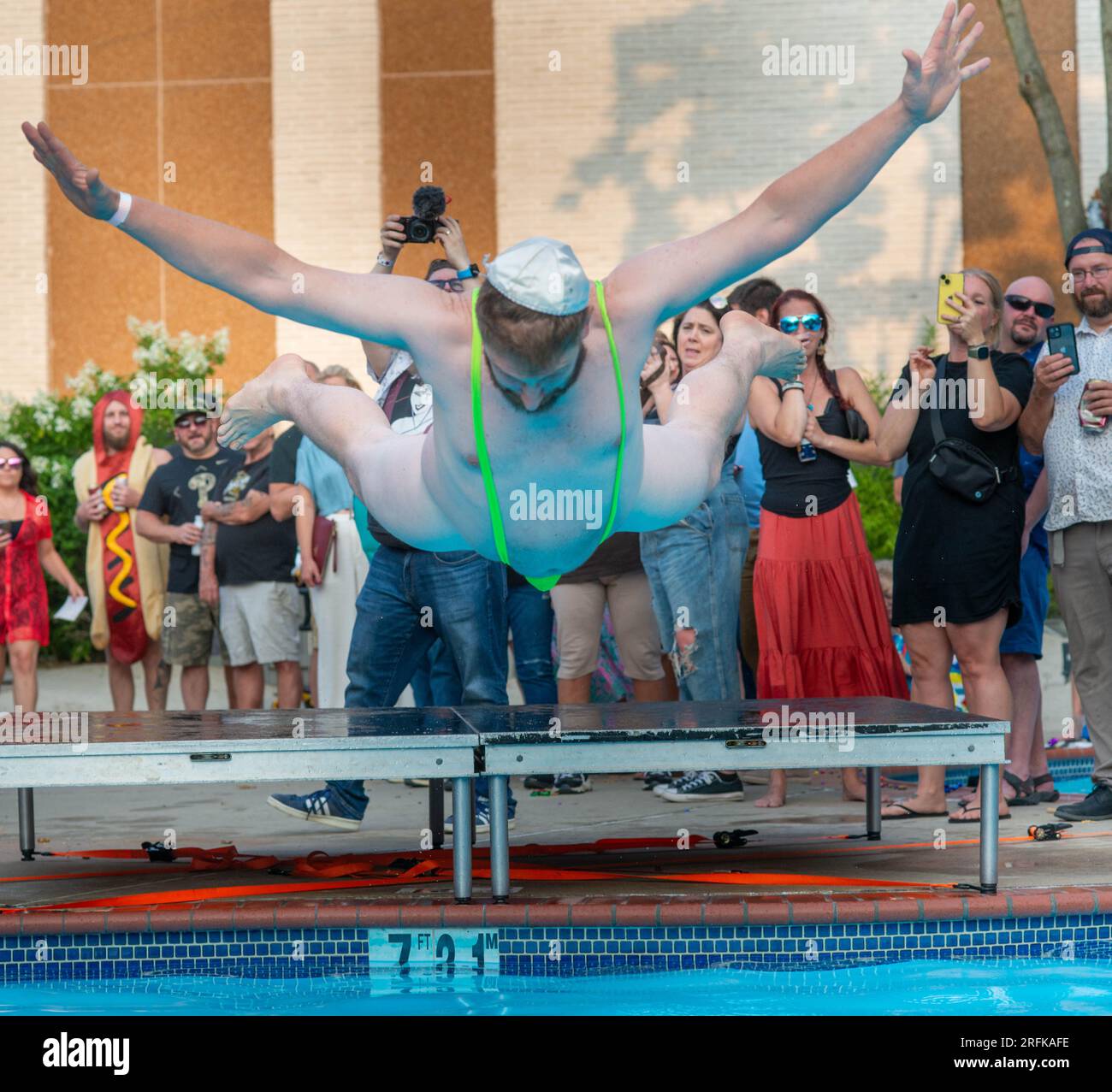 Valley Forge, United States. 03rd Aug, 2023. Contestant Jeremy Voeglie ...