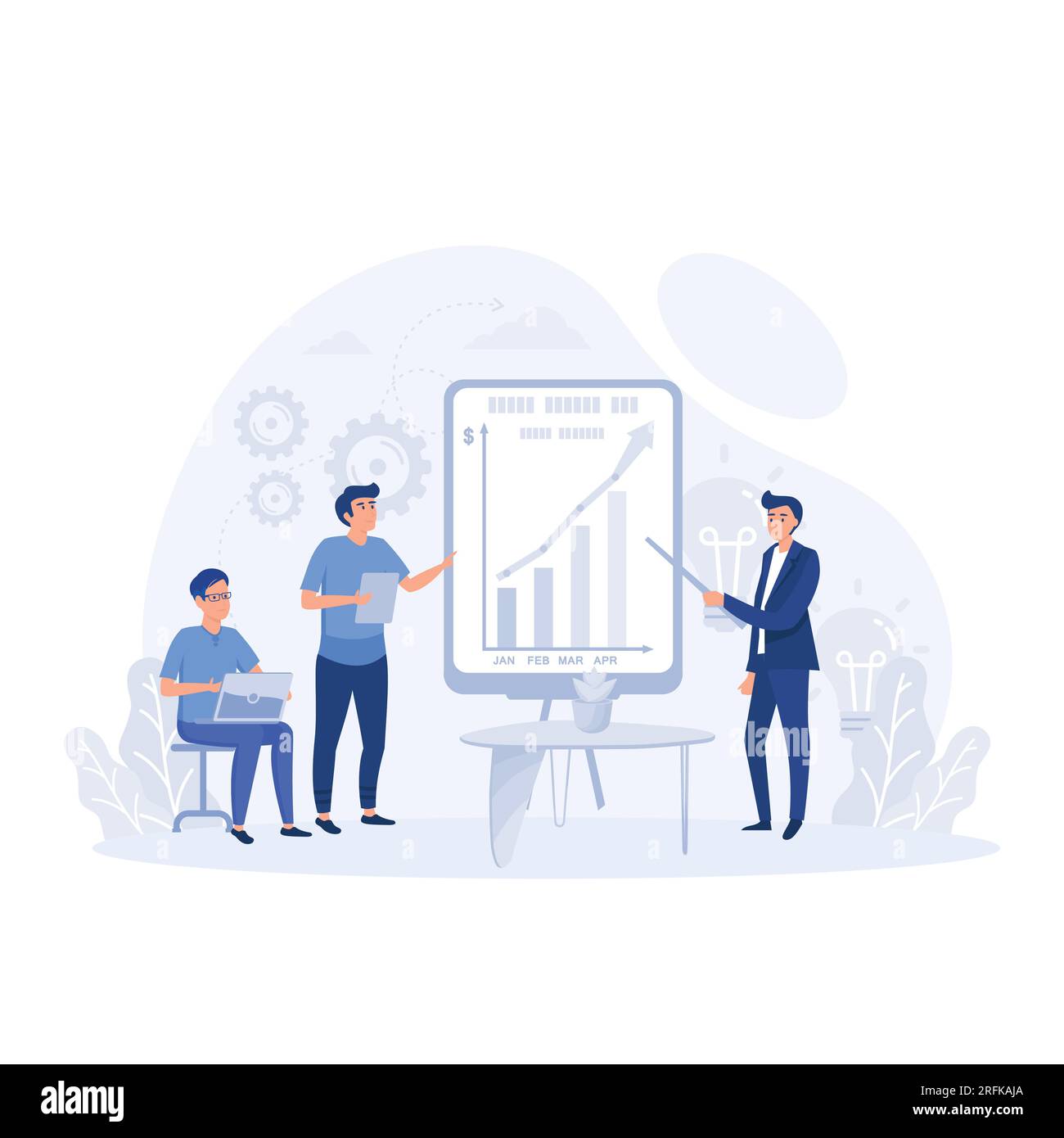 remote work and teamwork concept, digital workspace, flat vector modern ... remote work and teamwork concept, digital workspace, flat vector modern ...