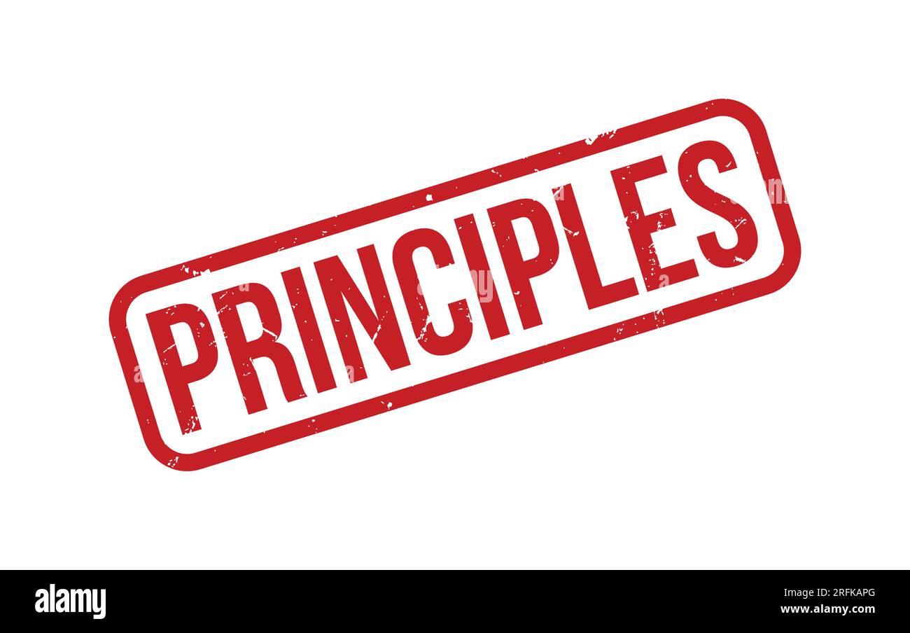 Red Principles Rubber Stamp Seal Vector Stock Vector Image & Art - Alamy