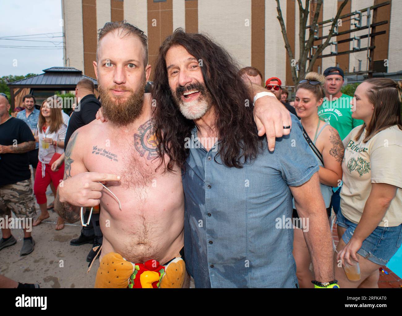 Valley Forge, United States. 03rd Aug, 2023. Pierre Robert poses with ...