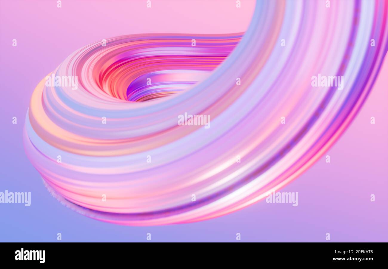 Abstract gradient curve background, 3d rendering. Digital drawing Stock Photo - Alamy