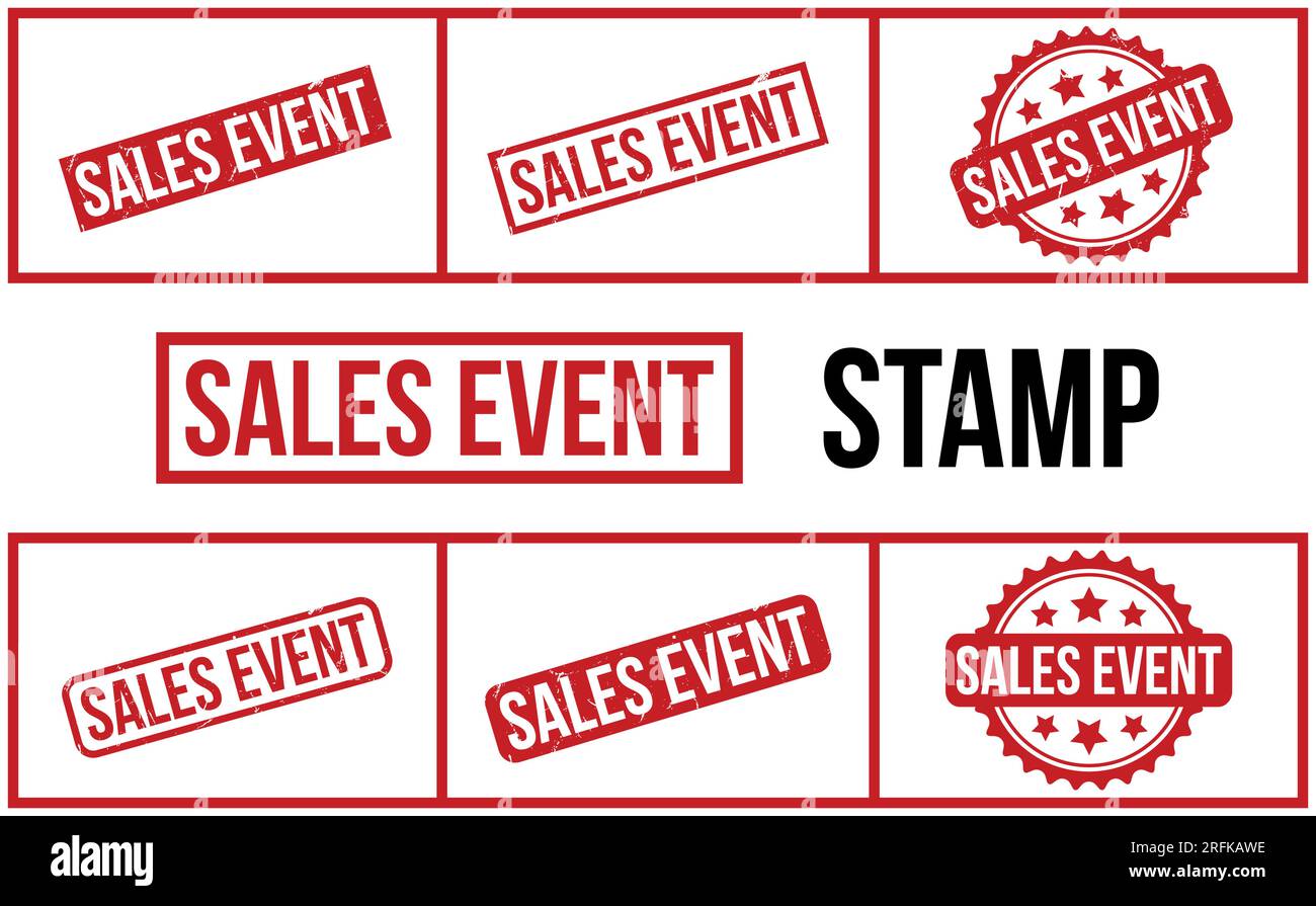 Sales event rubber stamp hi-res stock photography and images - Alamy