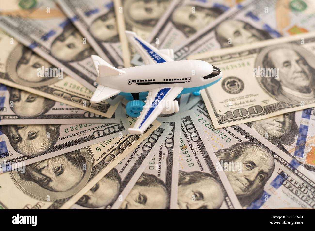 Hundred dollar paper airplane hi-res stock photography and images - Alamy
