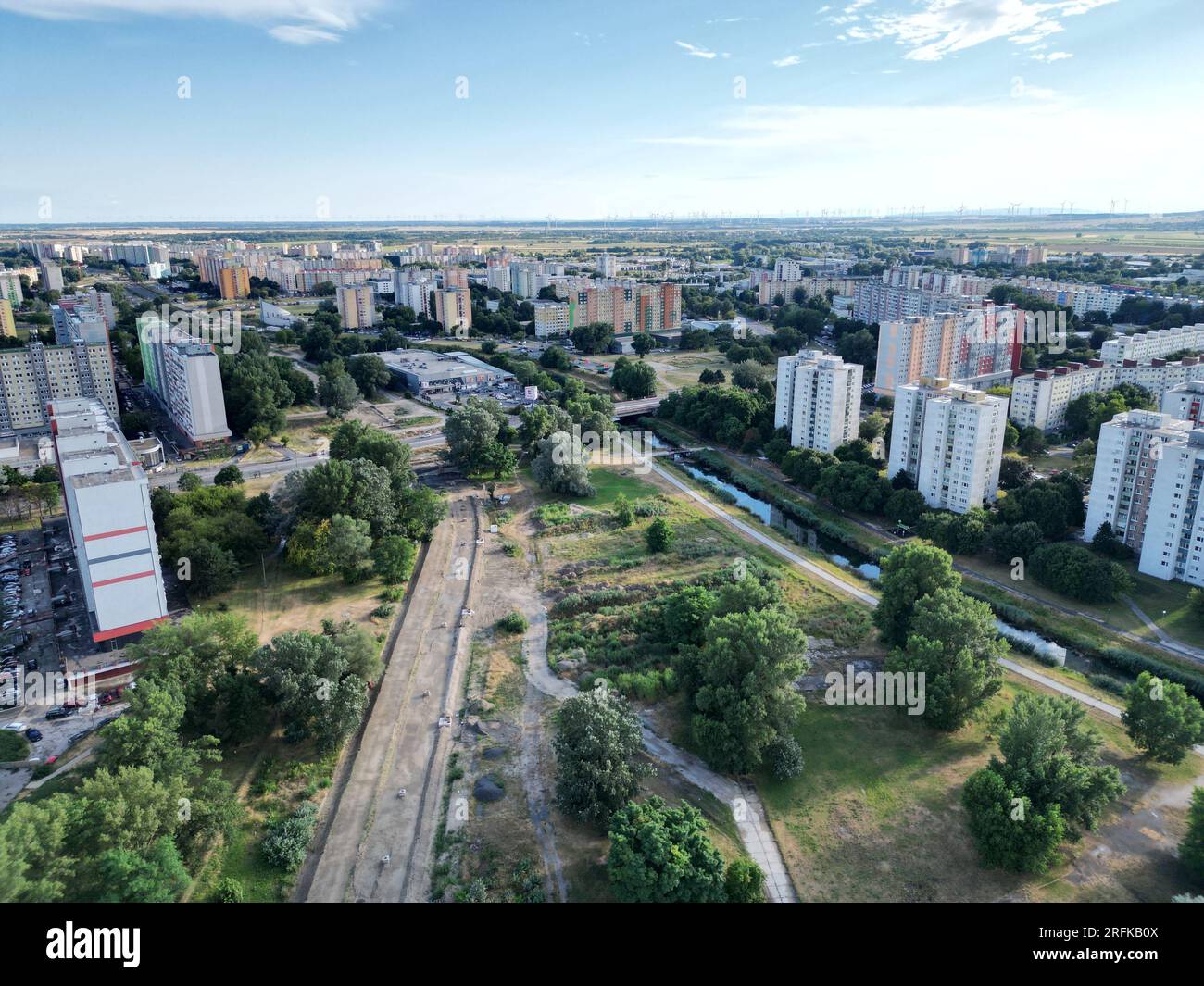 Bratislava - Petržalka District Skyline Stock Photo - Alamy