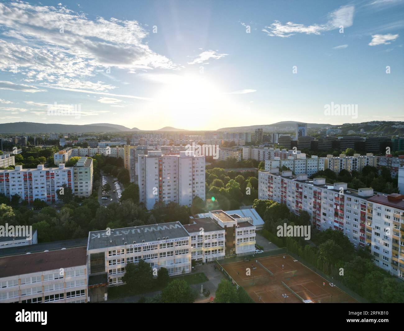 Bratislava - Petržalka District Skyline Stock Photo - Alamy