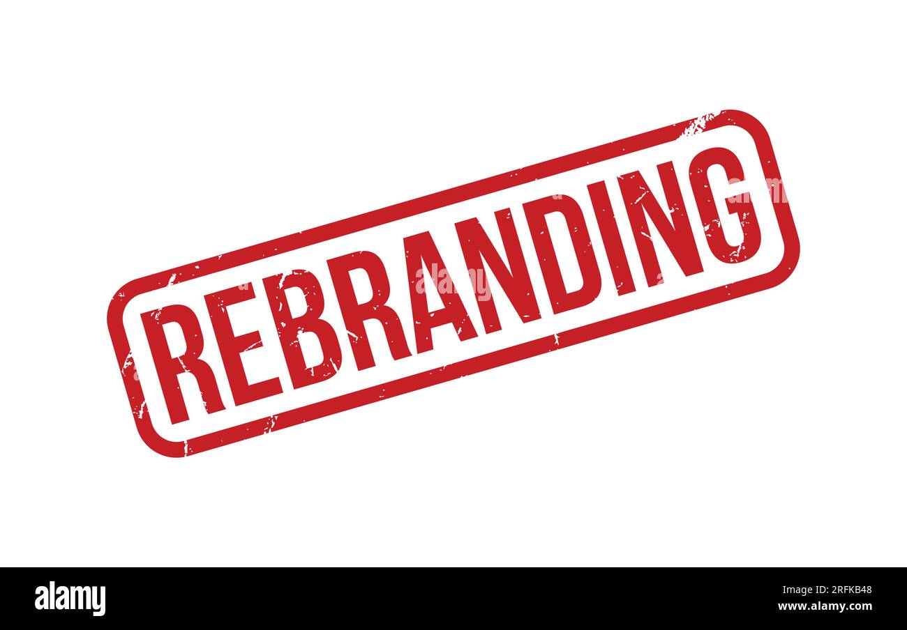 Red Rebranding Rubber Stamp Seal Vector Stock Vector Image & Art - Alamy