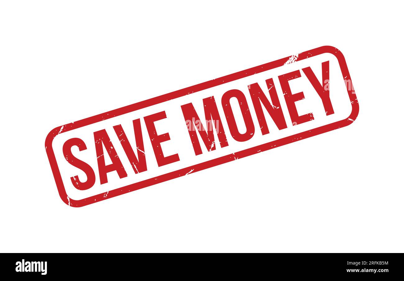 Red Save Money Rubber Stamp Seal Vector Stock Vector Image & Art - Alamy
