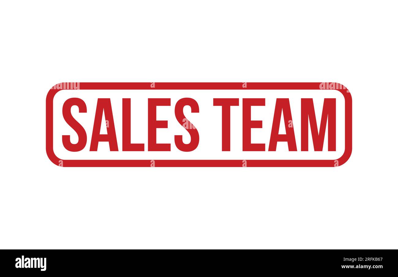Red Sales Team Rubber Stamp Seal Vector Stock Vector Image & Art - Alamy