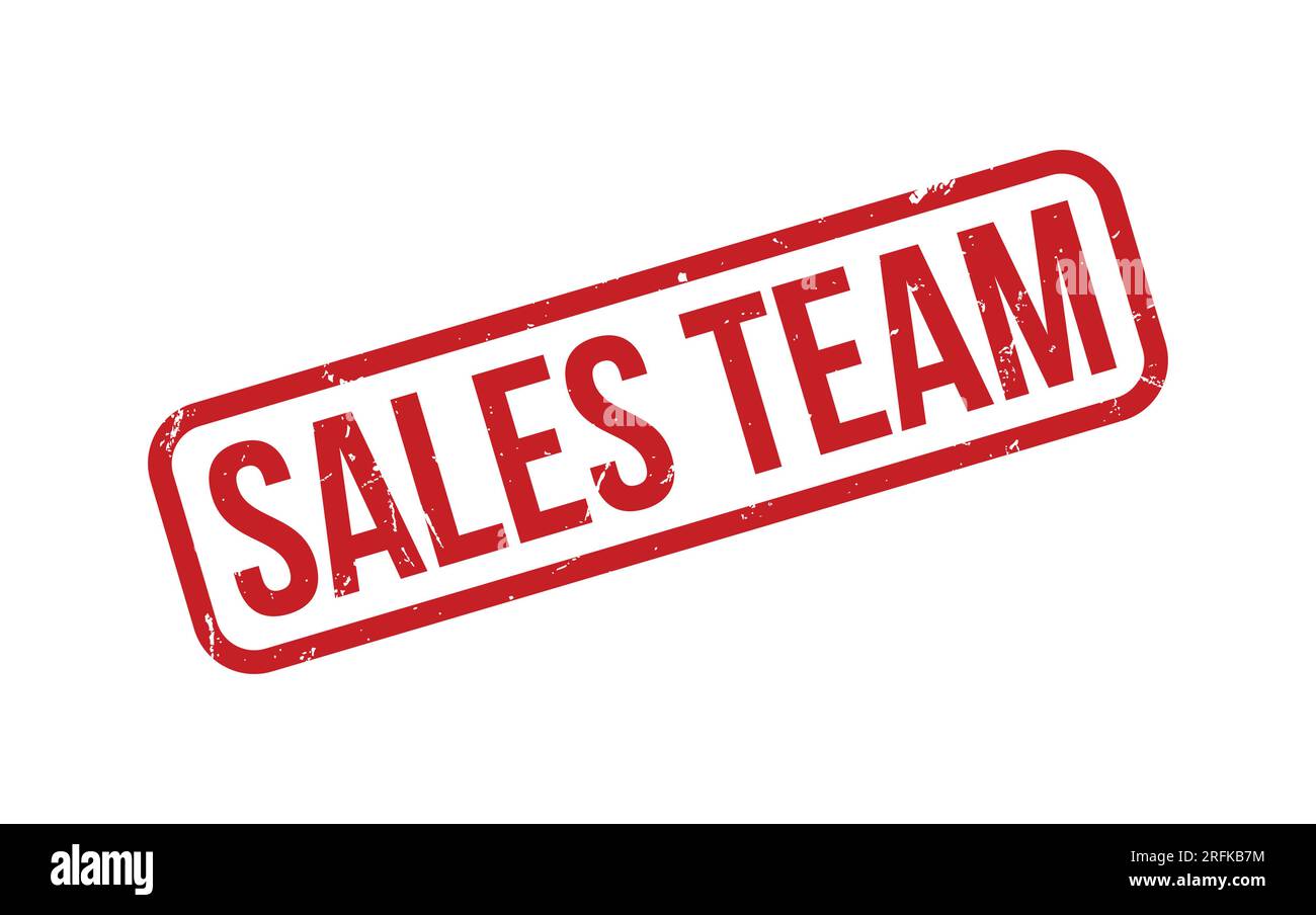 Red Sales Team Rubber Stamp Seal Vector Stock Vector Image & Art - Alamy