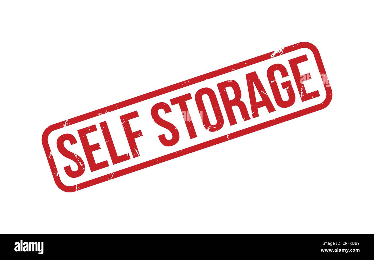 Red Self Storage Rubber Stamp Seal Vector Stock Vector Image & Art - Alamy