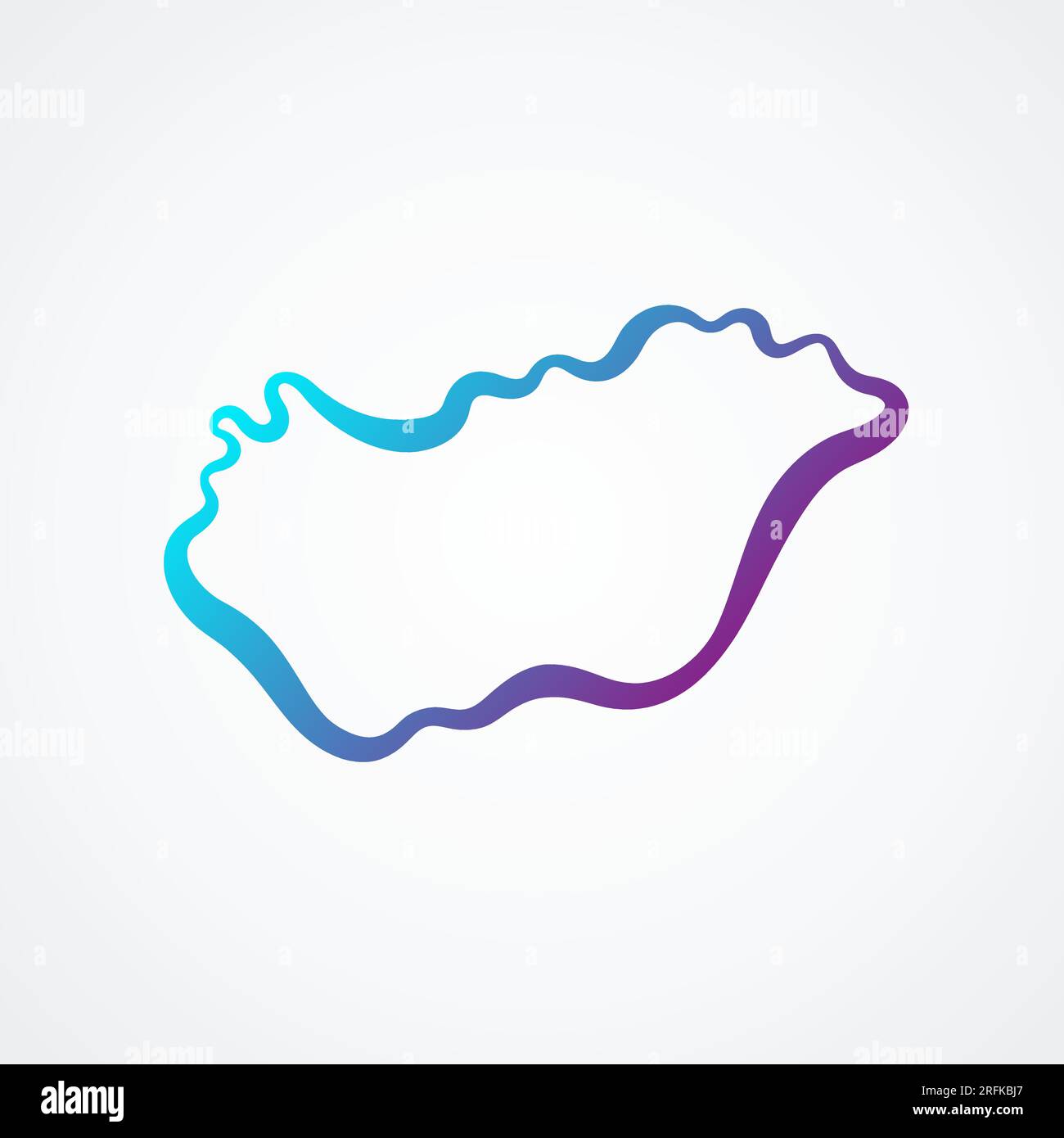 Map of hungary Stock Vector Images - Alamy