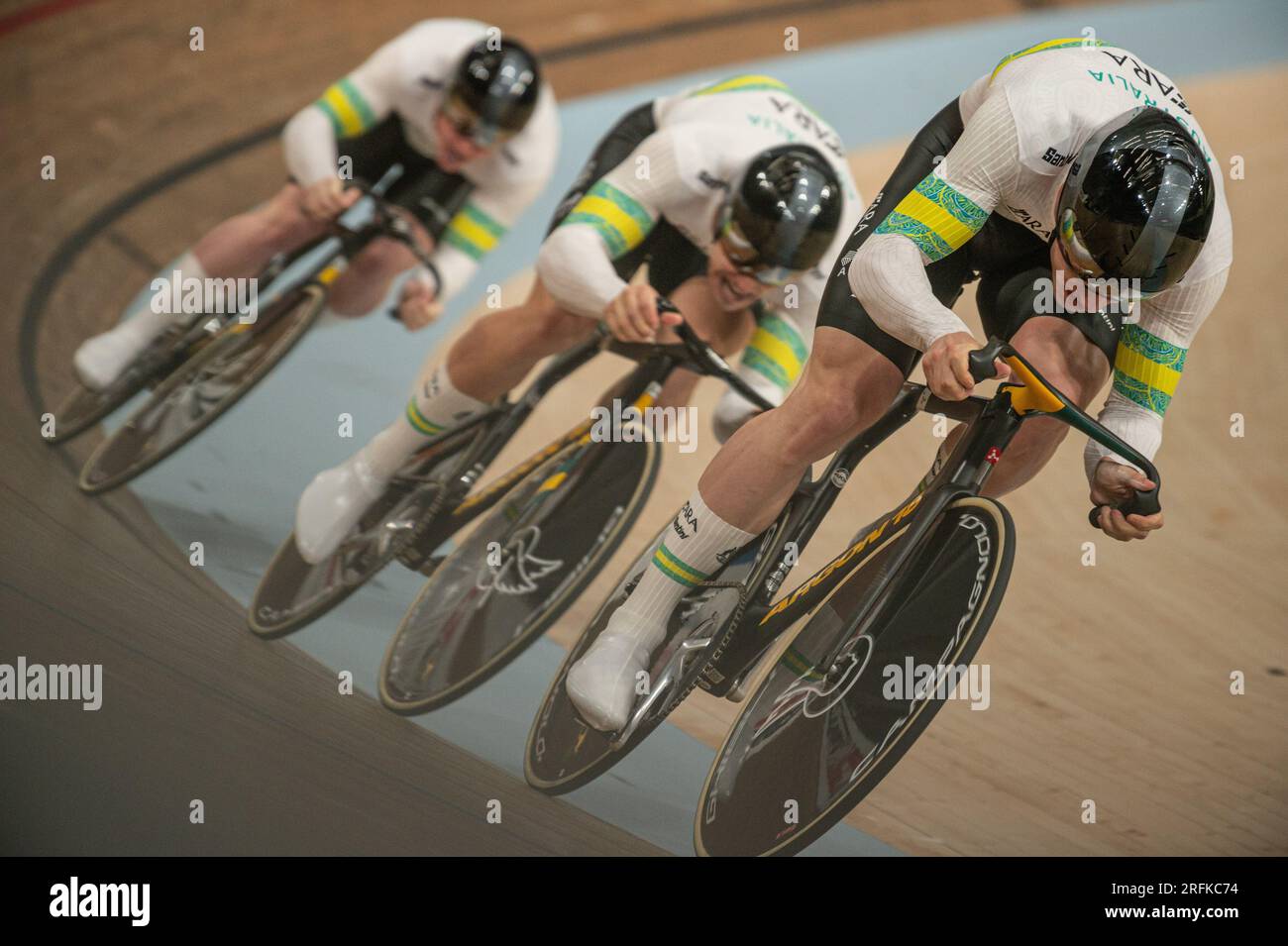 The 2023 UCI Cycling World Championships Glasgow, team sprint ...