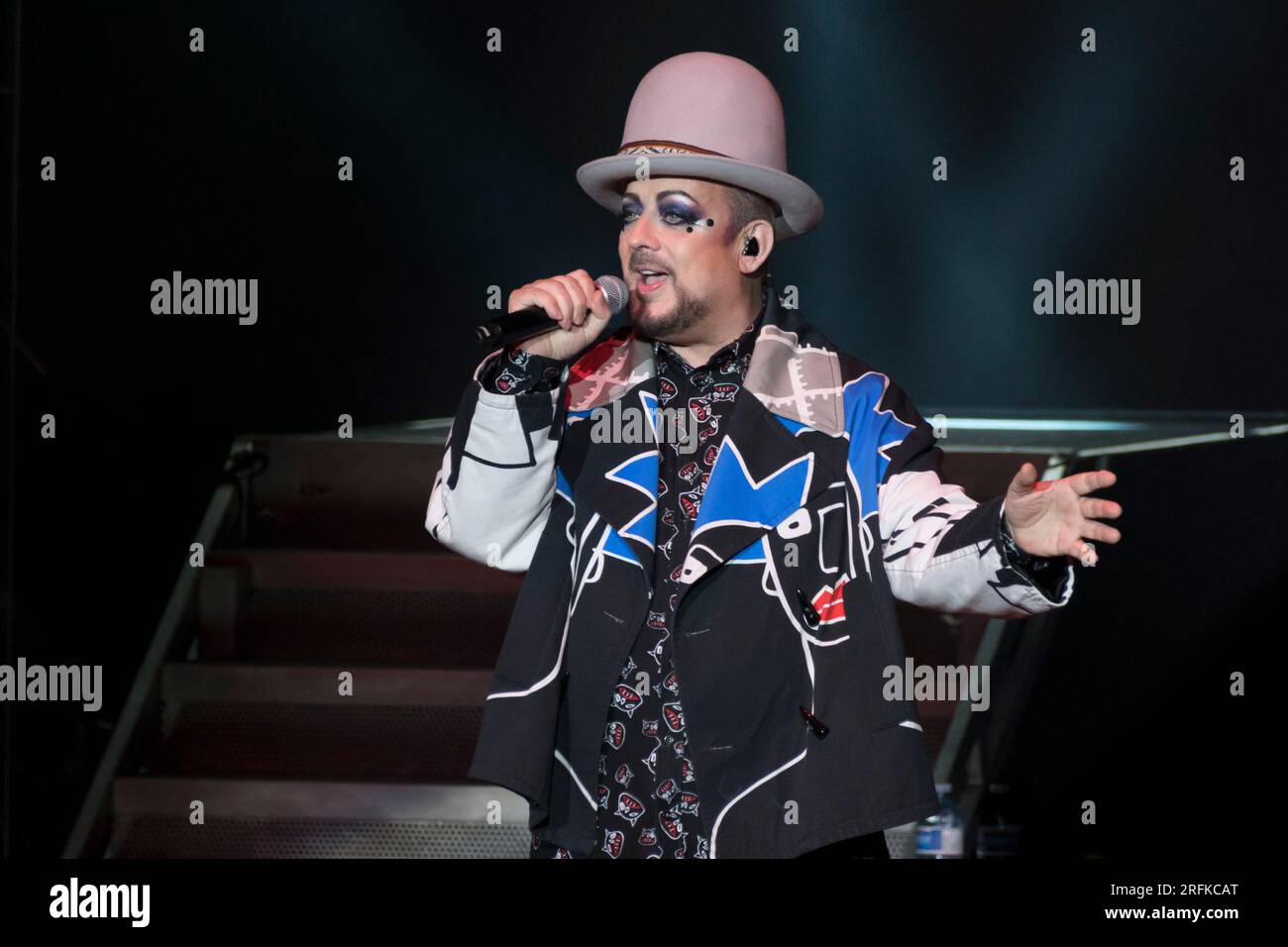 Toronto, Canada. 01st Aug, 2023. Boy George, lead singer of English new ...
