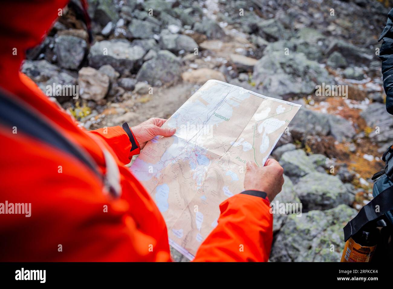 Map of the national park hi-res stock photography and images - Alamy