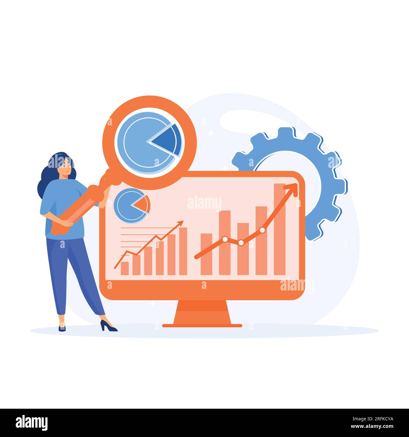 Targeting strategy concept, Marketing research, focus group, survey ...