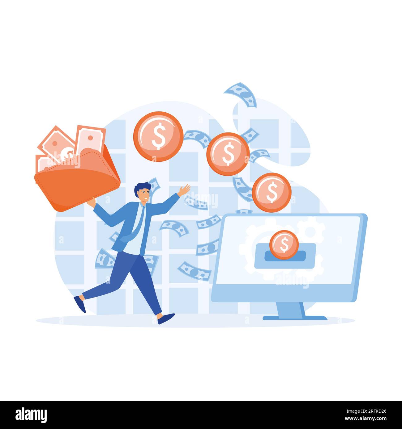 Freelance income profit money finance Cut Out Stock Images & Pictures ...