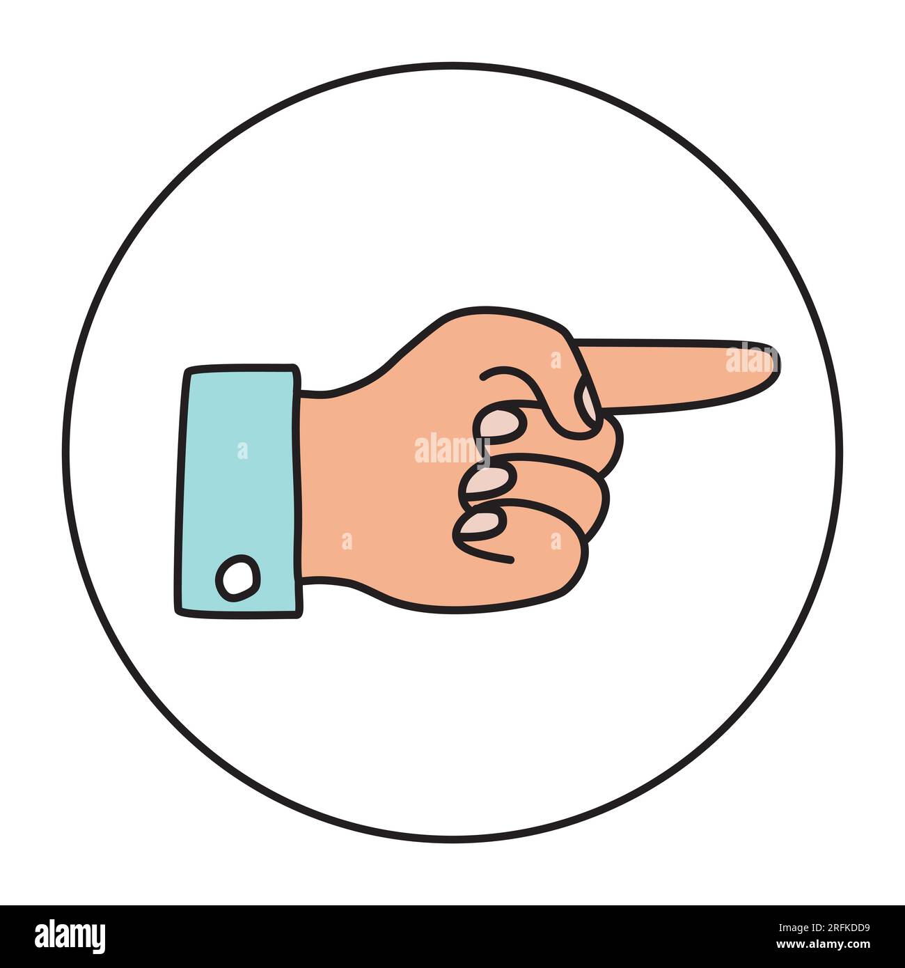 Pointing Finger Right Clip Art
