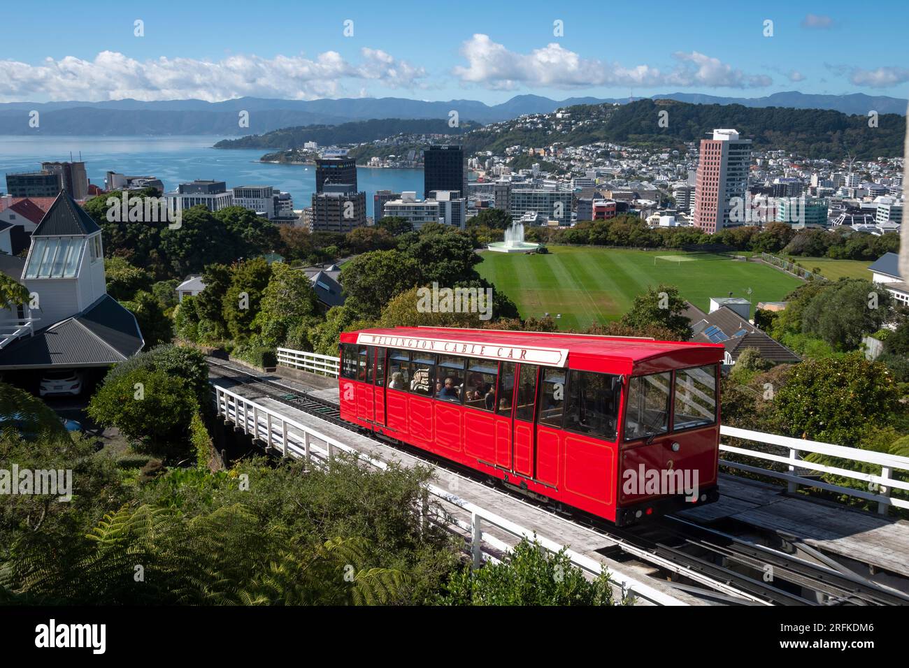 Cable Car, Wellington, North Island, New Zealand Stock Photo - Alamy