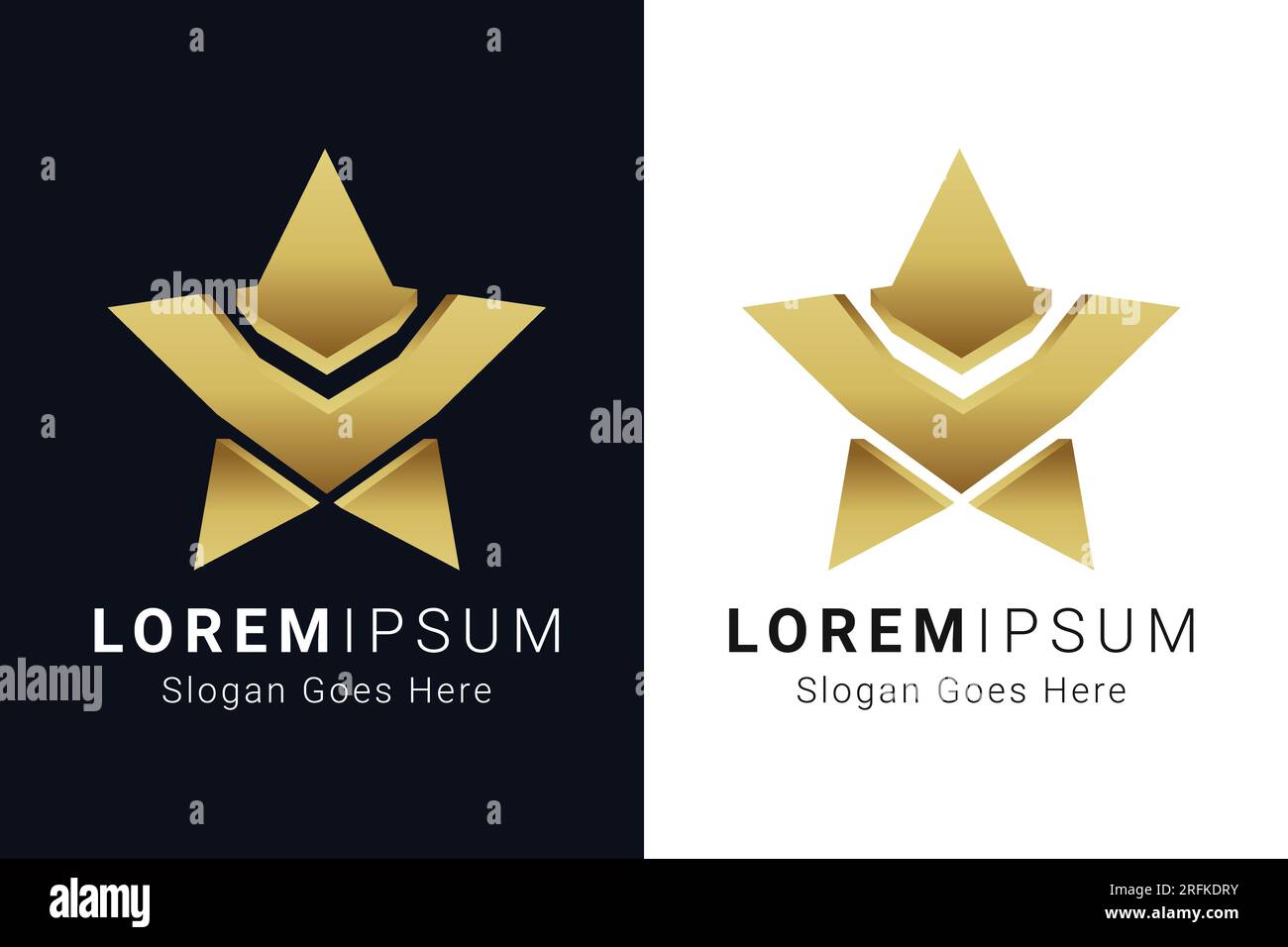 Gold star 3d Stock Vector Images - Alamy