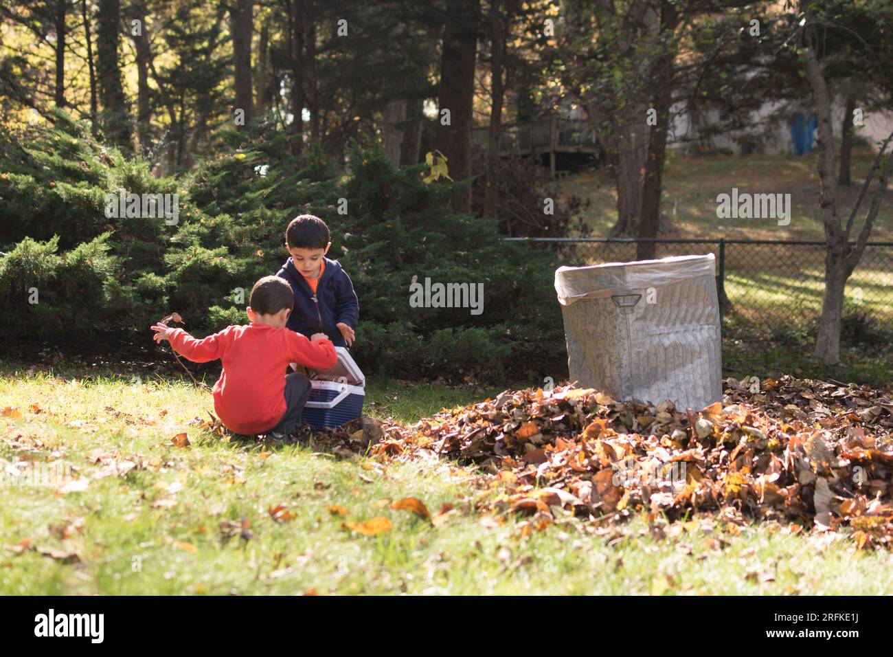 Child rake hi-res stock photography and images - Alamy