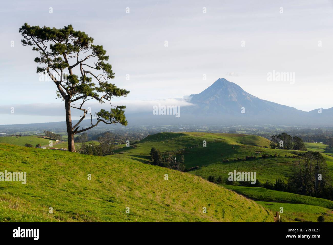 Taranaki countryside scene taranaki countryside scene hi-res stock ...
