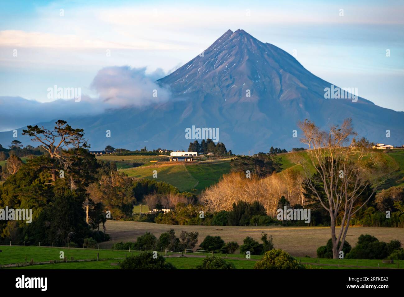 Taranaki countryside scene taranaki countryside scene hi-res stock ...