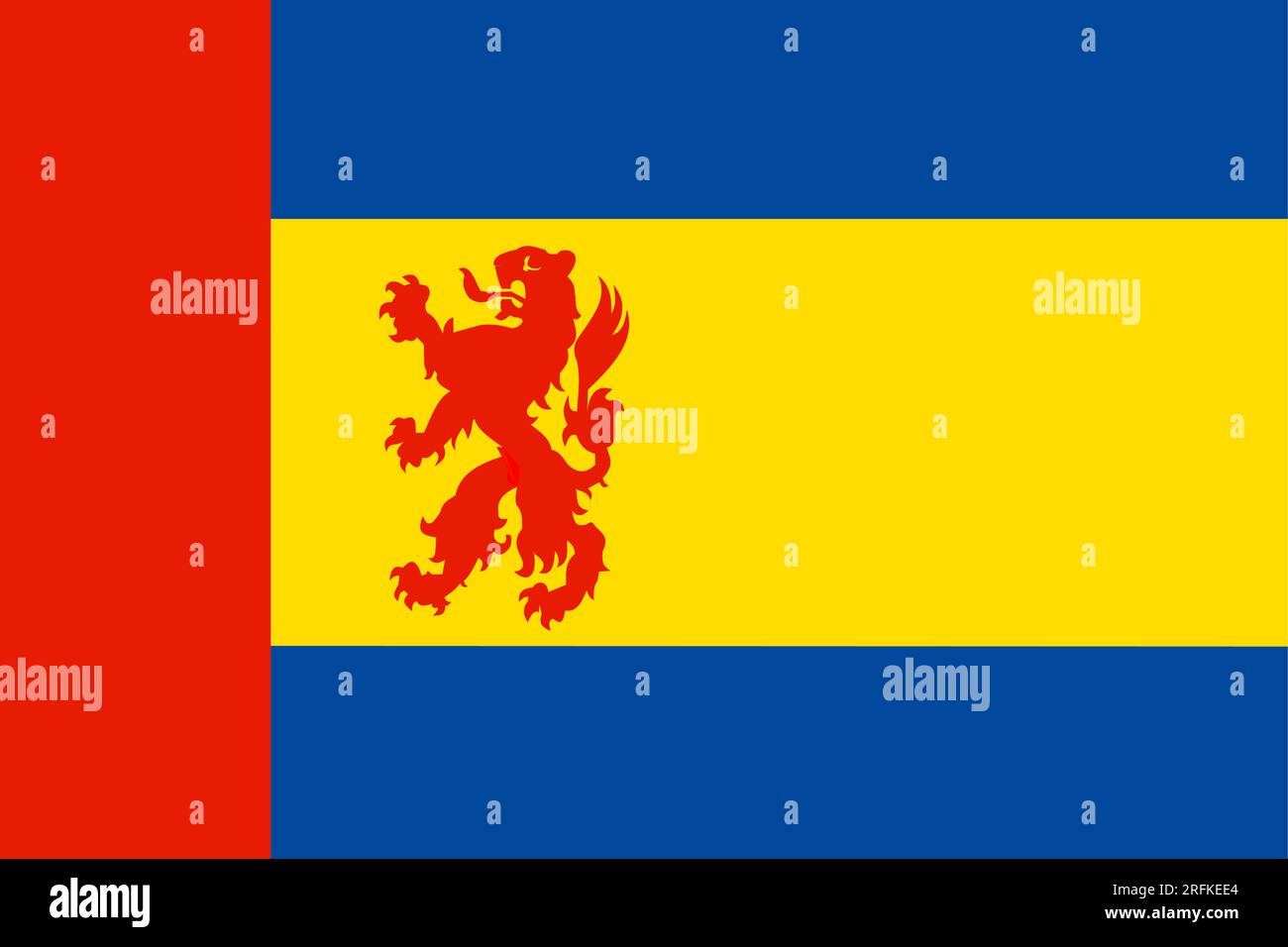 Flag of Opmeer Municipality (North Holland or Noord-Holland province ...