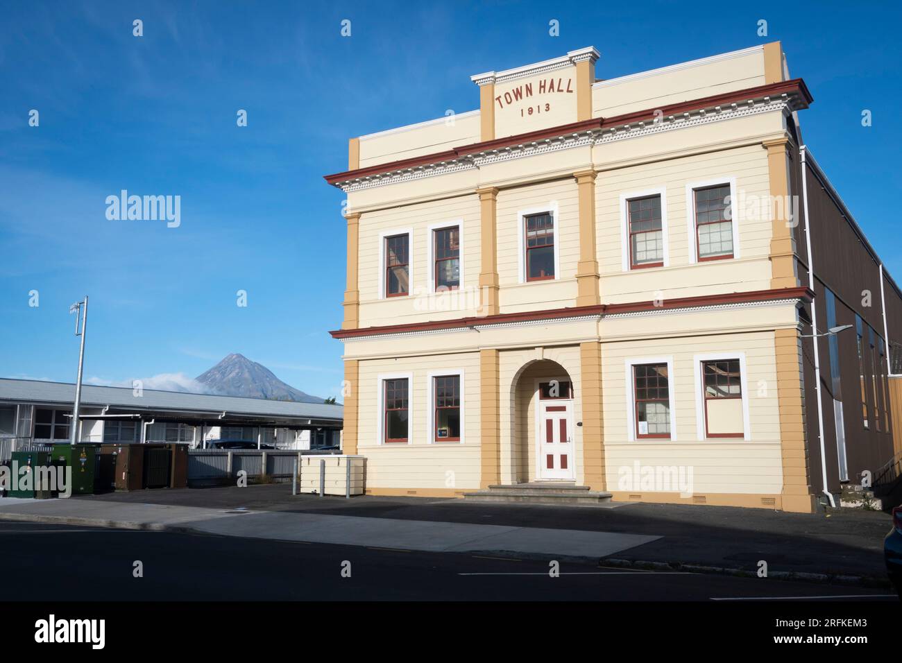 Old Town Hall, Inglewood, Taranaki, North Island, New Zealand Stock ...